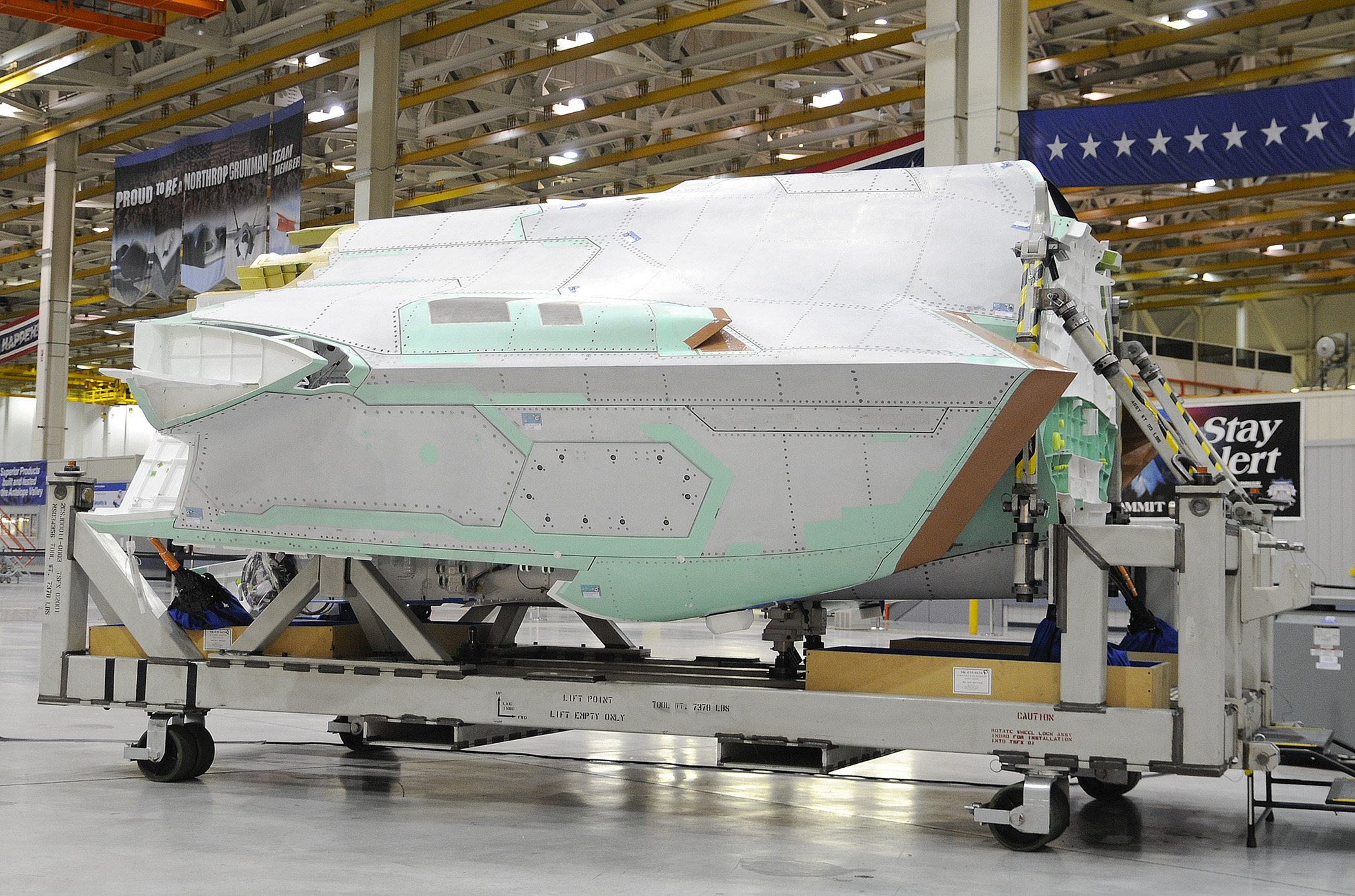 Photo Release -- Northrop Grumman Completes Center Fuselage