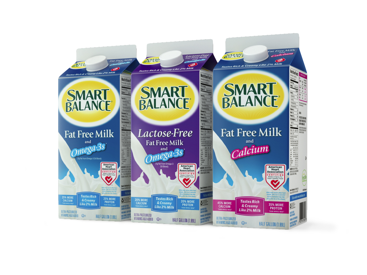 Photo Release -- Three Smart Balance(R) Enhanced Milks