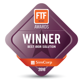 SimCorp Dimension Wins FTF News 2016 Technology Innovation